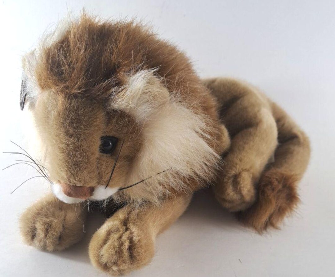 Vintage Ganz Bros Sitting Lion Plush Heritage Collection W Tag 1988 ...
