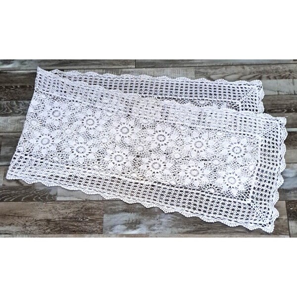 Knit Table Runner - Etsy