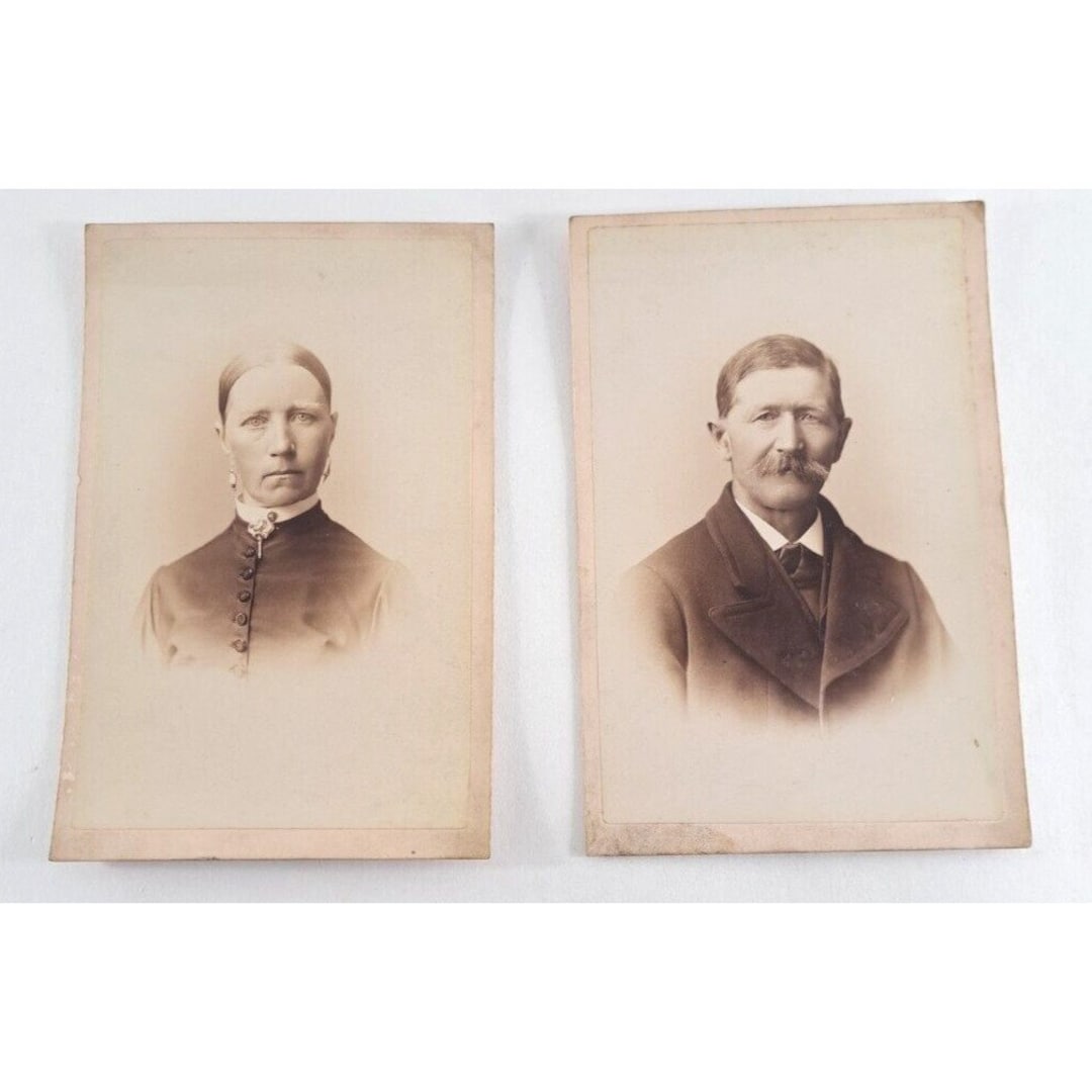 Antique Photographs Victorian Couple Mr Mrs Koch Ishpeming MI 1800s 4 ...