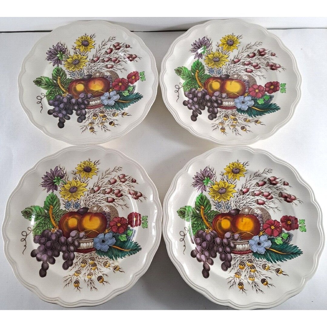 Vintage Spode Copeland Reynolds Dinner Plates Set of 4 Fruit - Etsy