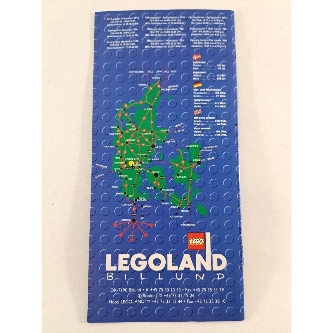 Vintage Legoland Billund Brochure Travel Souvenir Tourist Denmark Park ...