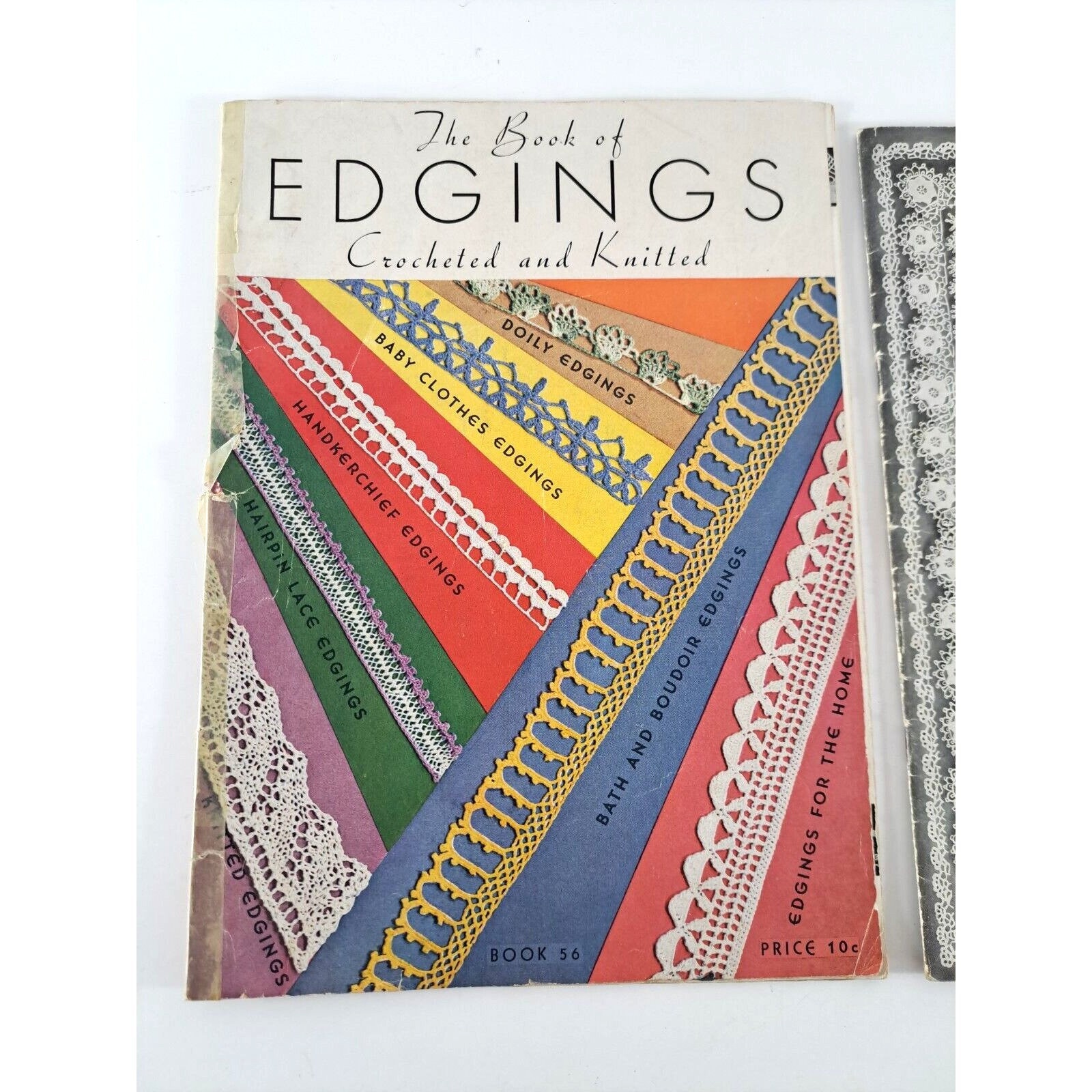 Vintage Crochet Edging Books Lace Tatting Star Sewing Crafts - Etsy