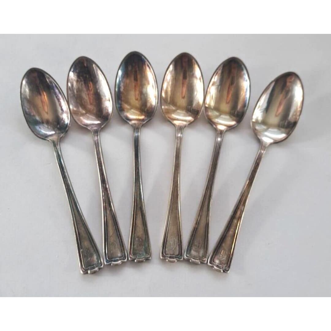 Antique International Silver Rogers Cromwell XS Spoons Lot of 6 D ...
