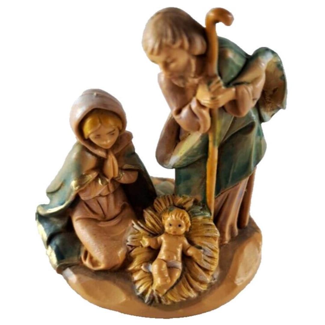 Vintage Fontanini Baby Jesus Mary Joseph Nativity Scene Figure 699 ...