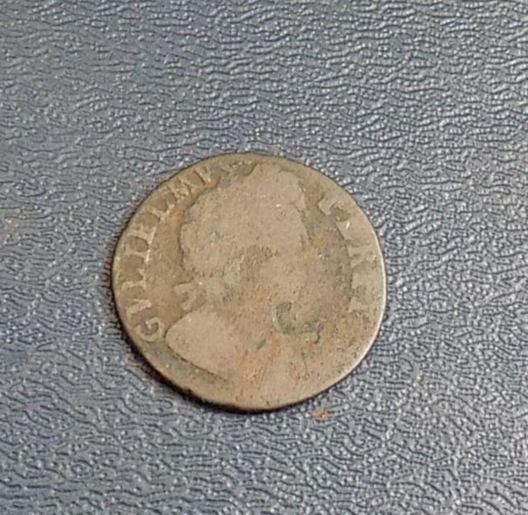1699 WILLIAM III Coin Rare Copper Farthing Ideal Starter Coin ...