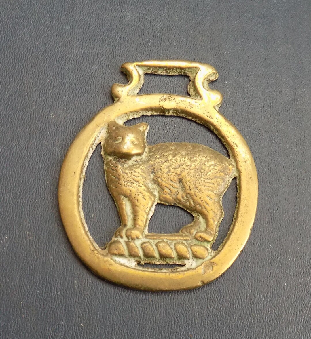 Manx Cat HORSE BRASS Isle of Man Vintage Design Made in England - Etsy