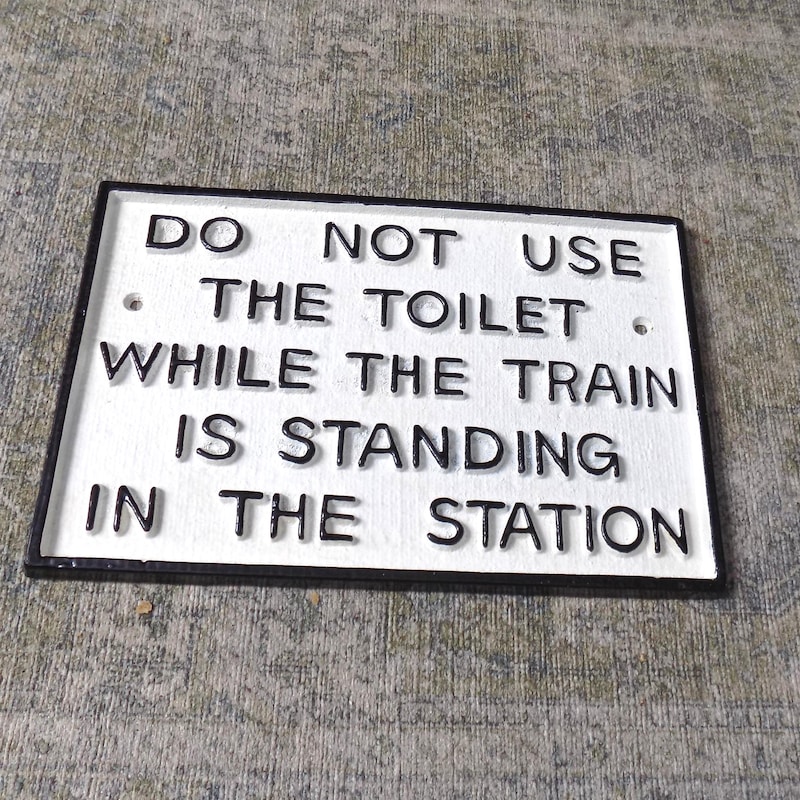 Do Not Use Toilet Sign - Etsy