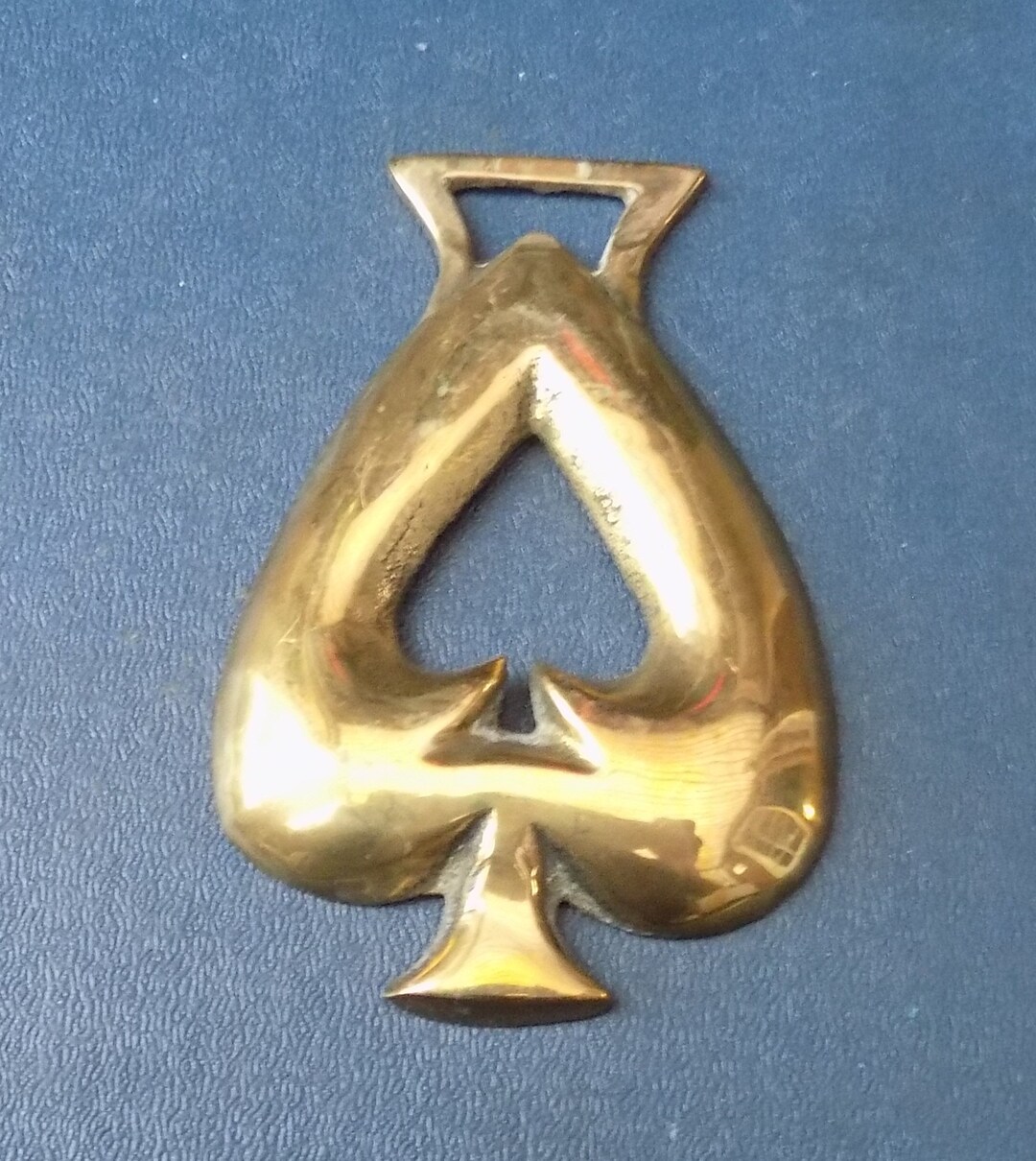 Rare Vintage HORSE BRASS Inverted Heart Shape Design Made in England - Etsy