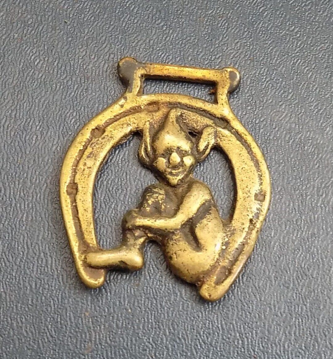 MINIATURE HORSE or Pony BRASS Cornish or Devon Pixie Piskey Style ...