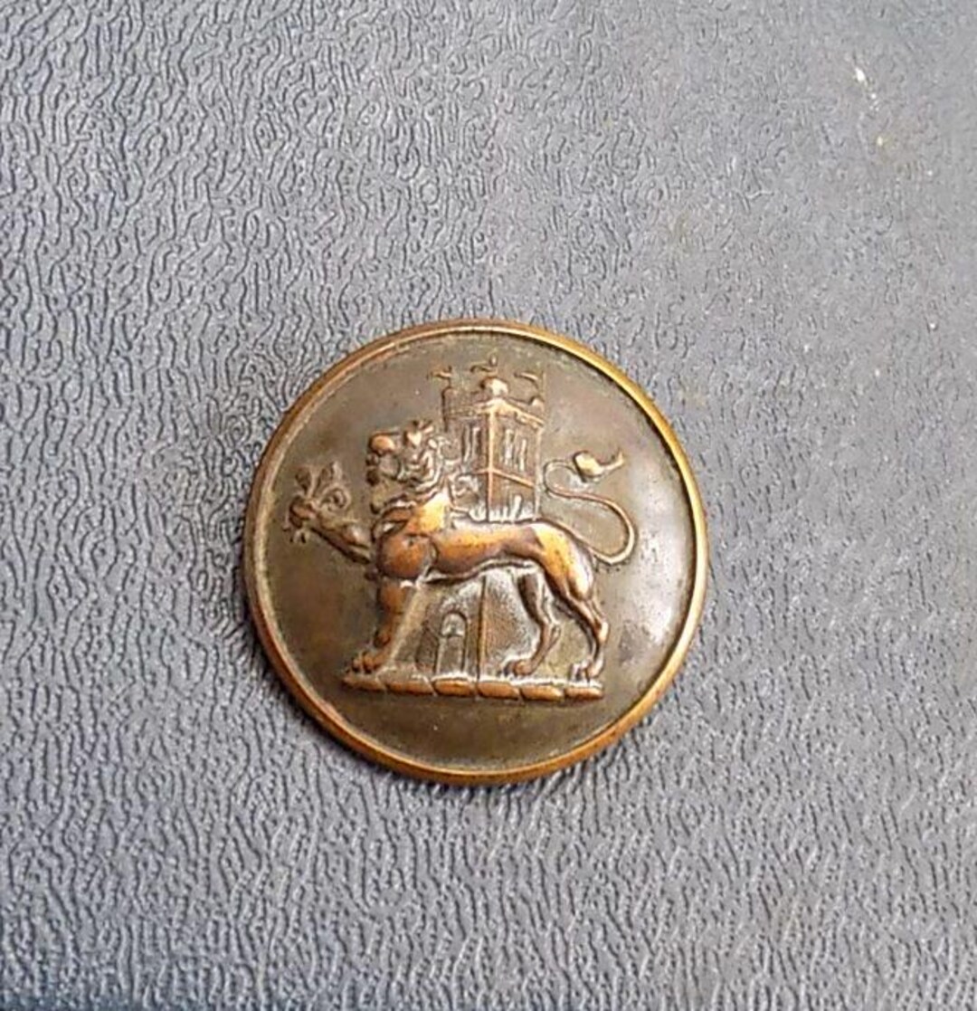 Antique Livery Button LIBERTY Family (LIBERTY'S of LONDON) Brass Late ...