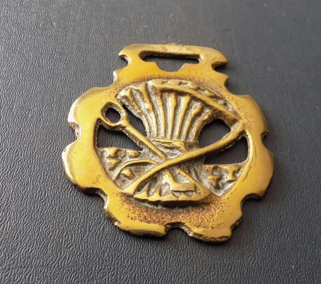 Vintage HORSE BRASS WHEATSHEAF in Basket Style Design the Symbol of ...
