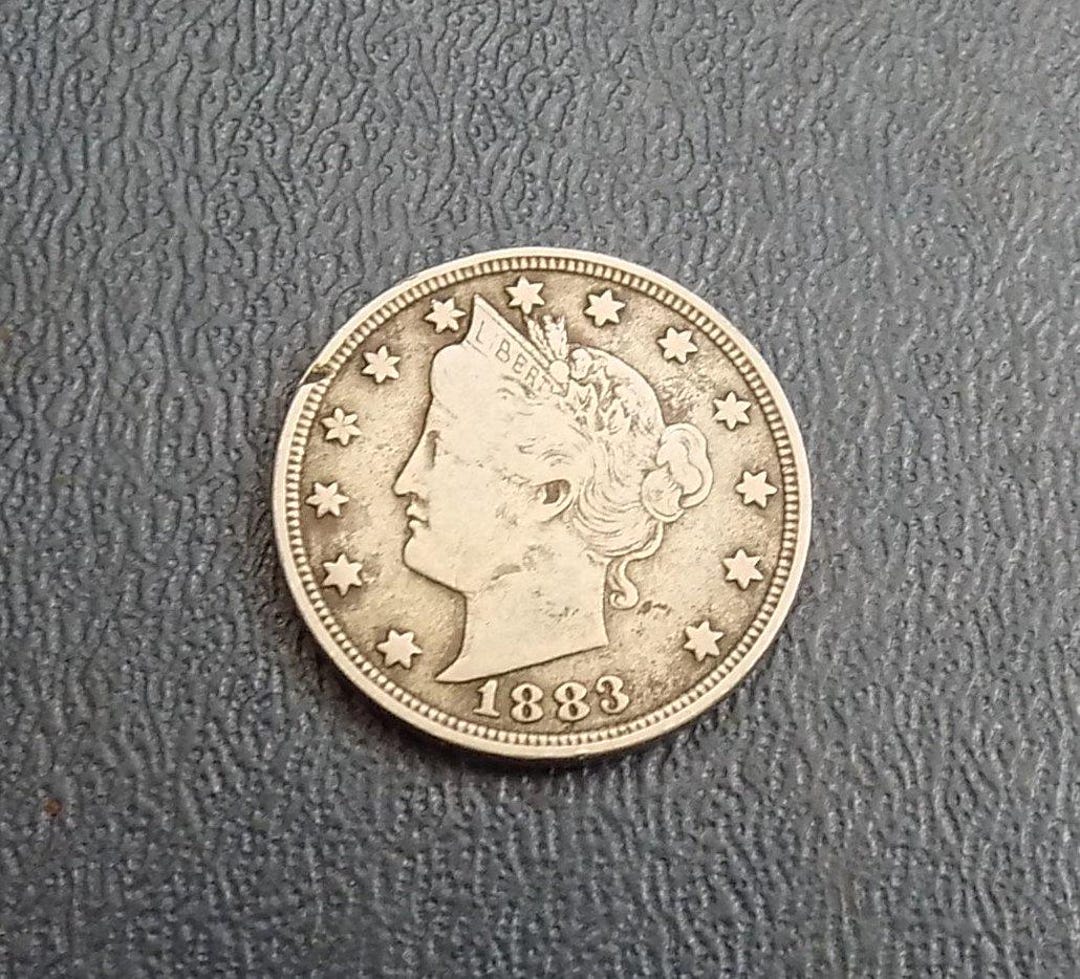 Rare 1883 Silver Nickel 5 Cent COIN Very Nice Collectable Condition - Etsy