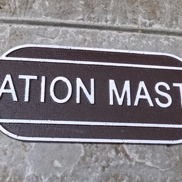Cast Iron Sign - Etsy