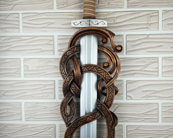 Scandinavian Sword Holder, Viking Sword, Celtic Pattern, Slavic ...