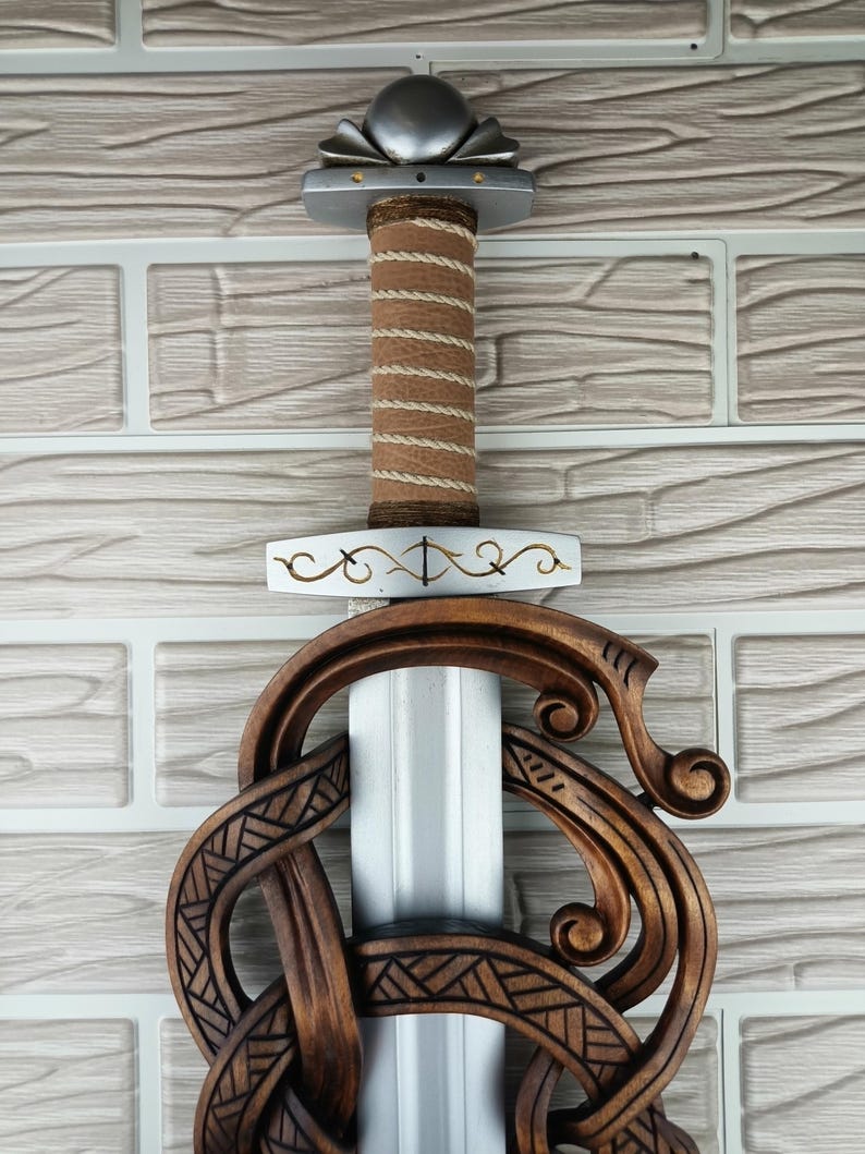 Scandinavian Sword Holder, Viking Sword, Celtic Pattern, Slavic ...