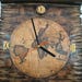 Wall Clock . Ancient World Map - Etsy