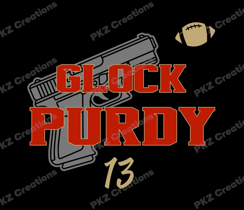 Brock Purdy Football Hoodie, SF Glock Purdy Sports Red & Gold Print ...