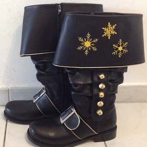 Santa Boot, Handmade Leather Boot for Santa, Leather Boot, Santa ...