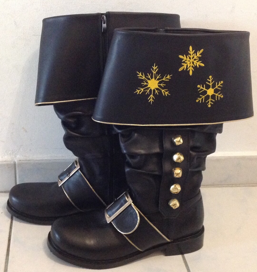 Santa Boot, Handmade Leather Boot for Santa, Leather Boot, Santa ...