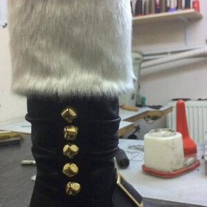 Handmade Santa Claus Bootnubuck Leather Bootssanta | Etsy