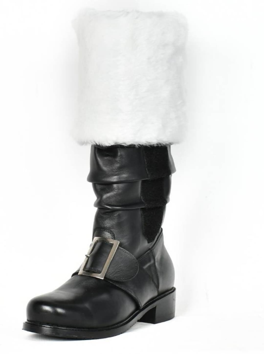 Handmade Santa Claus Boot,nubuck Leather Boots,santa Suit,chrismas ...