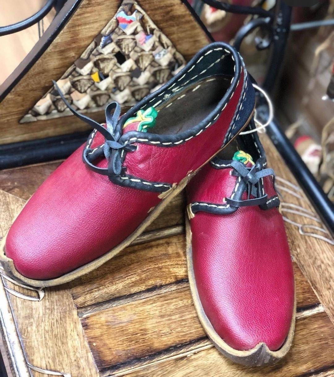 Medieval Period Shoes, Flat Sandal,ottamon-turkish Yemeni, Handmade ...