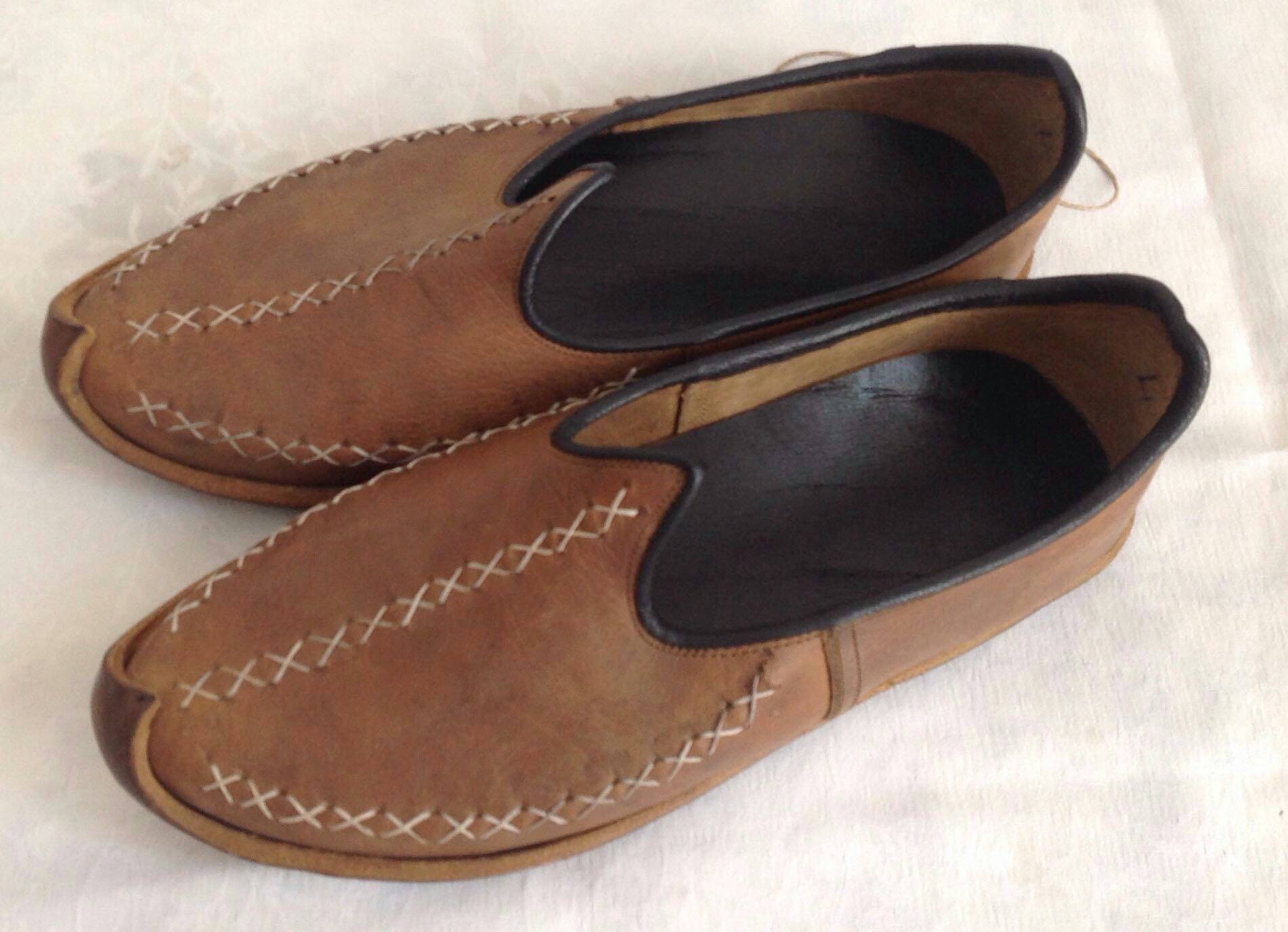 Handmade Leather Yemeni Shoeleather Loafershandmade Medieval - Etsy