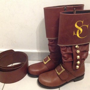 Handmade Santa Claus Boot,nubuck Leather Boot,santa Suit,chrismas ...