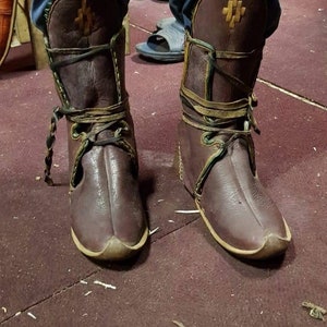 Earthy Boot,medieval Leather Boot,handmade Leather Boots,turkish ...
