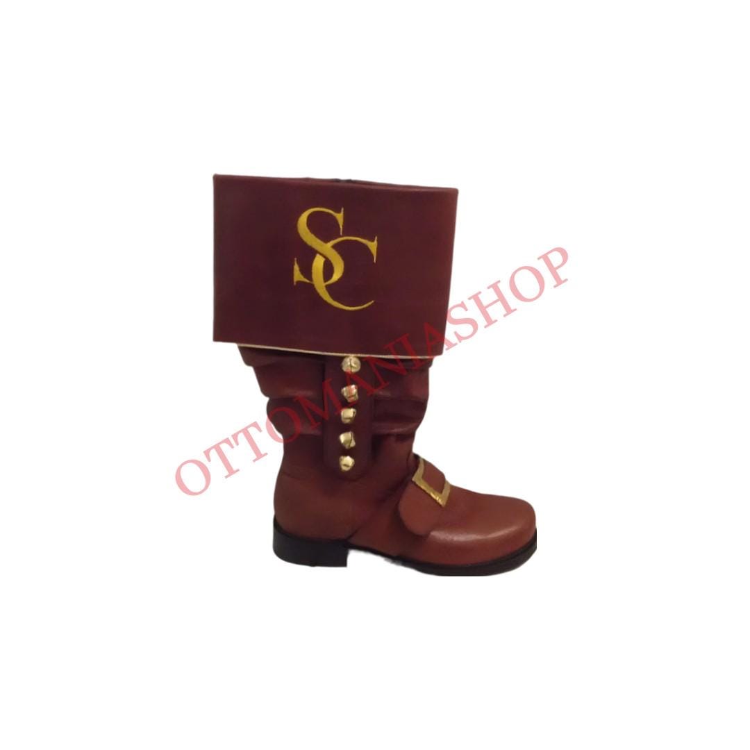 Handmade Santa Claus Boot,nubuck Leather Boot,santa Suit,chrismas ...