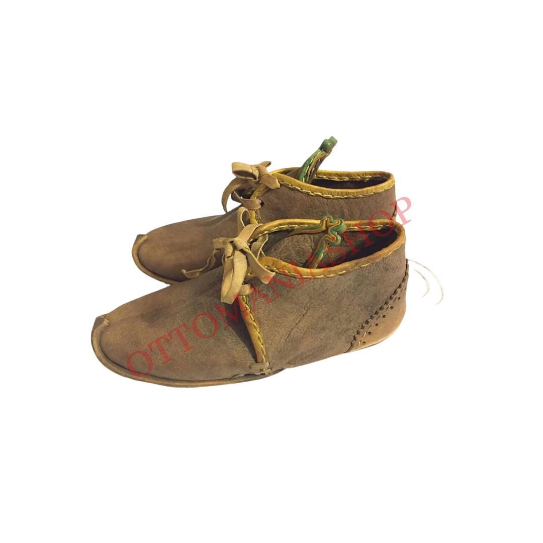 Handmade Boots,medieval Period Historical Ottoman Turkısh Leather ...