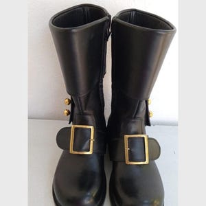 Handmade Santa Claus Boot,nubuck Leather Boots,santa Suit,chrismas ...