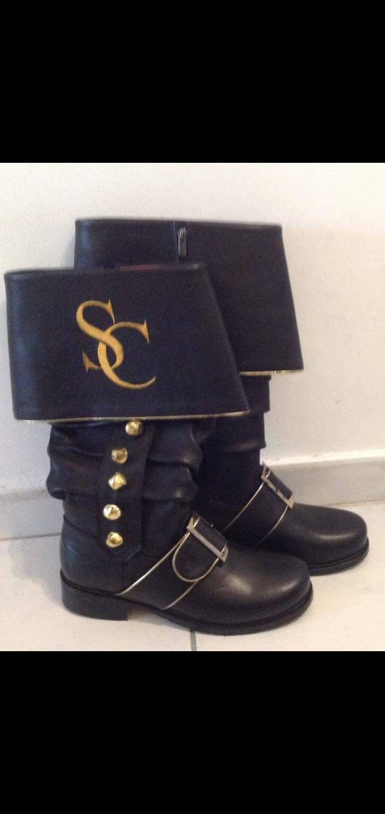 Handmade Santa Claus Bootnubuck Leather Bootssanta - Etsy