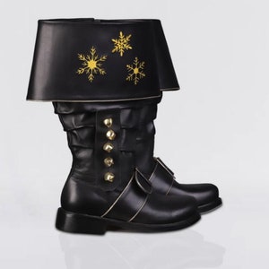 Santa Boot, Handmade Leather Boot for Santa, Leather Boot, Santa ...