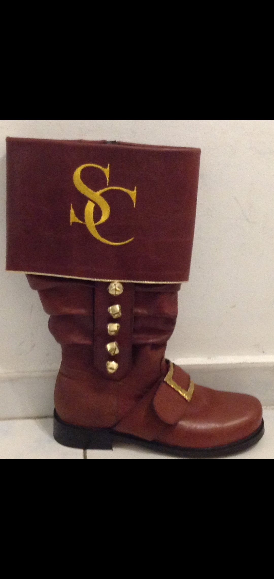 Handmade Santa Claus Boot,nubuck Leather Boot,santa Suit,chrismas ...