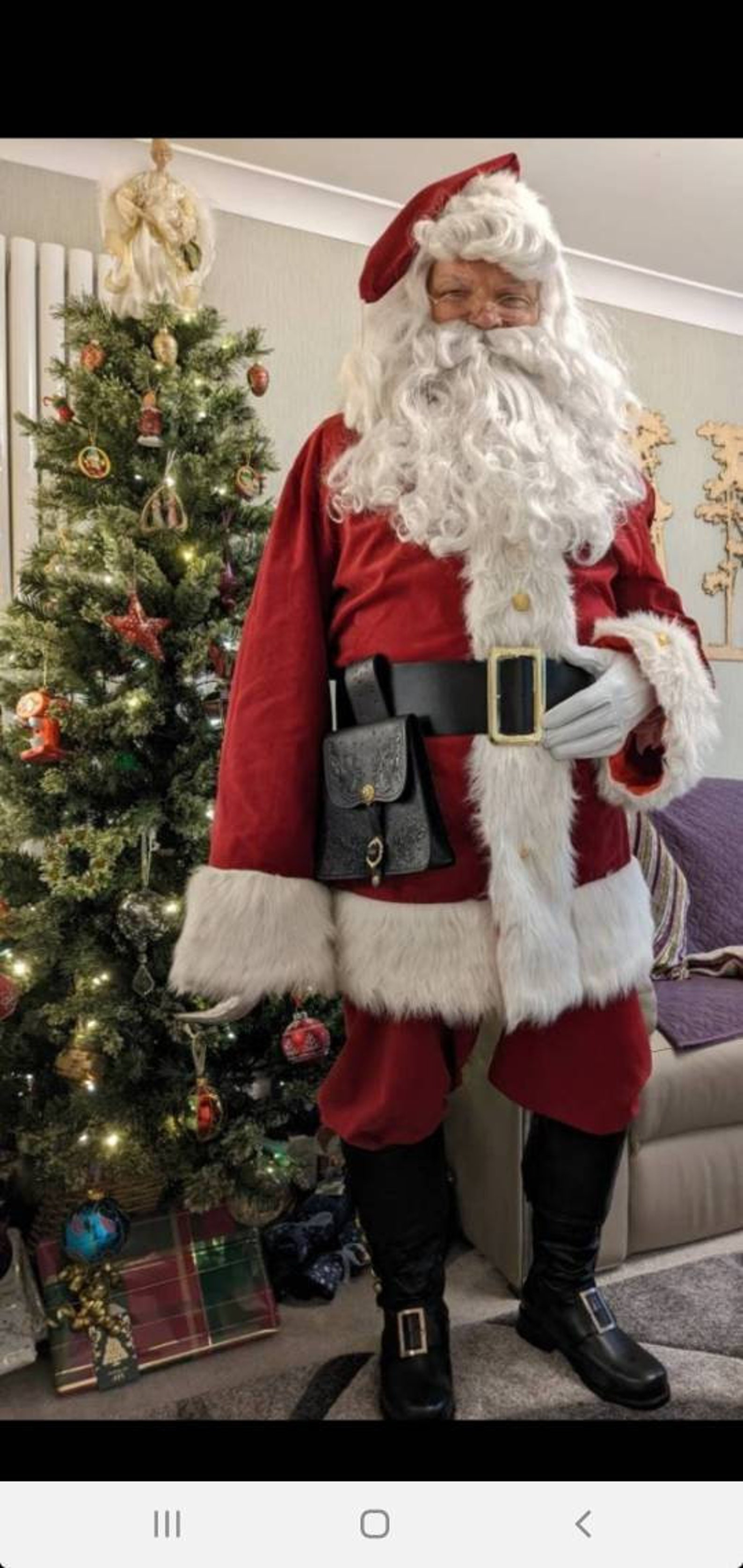 Handmade Santa Claus Boot,nubuck Leather Boots,santa Suit,chrismas ...