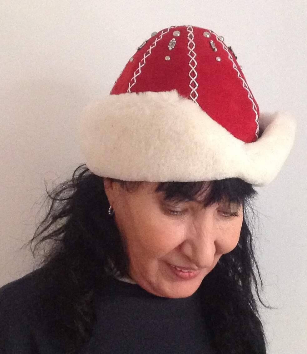 Handmade Santa Hat,santa Costume,hats,santa Suit,chrismas Costume ...