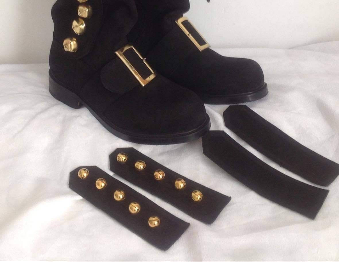 Handmade Santa Claus Bootleather Bootssanta Suitchrismas - Etsy