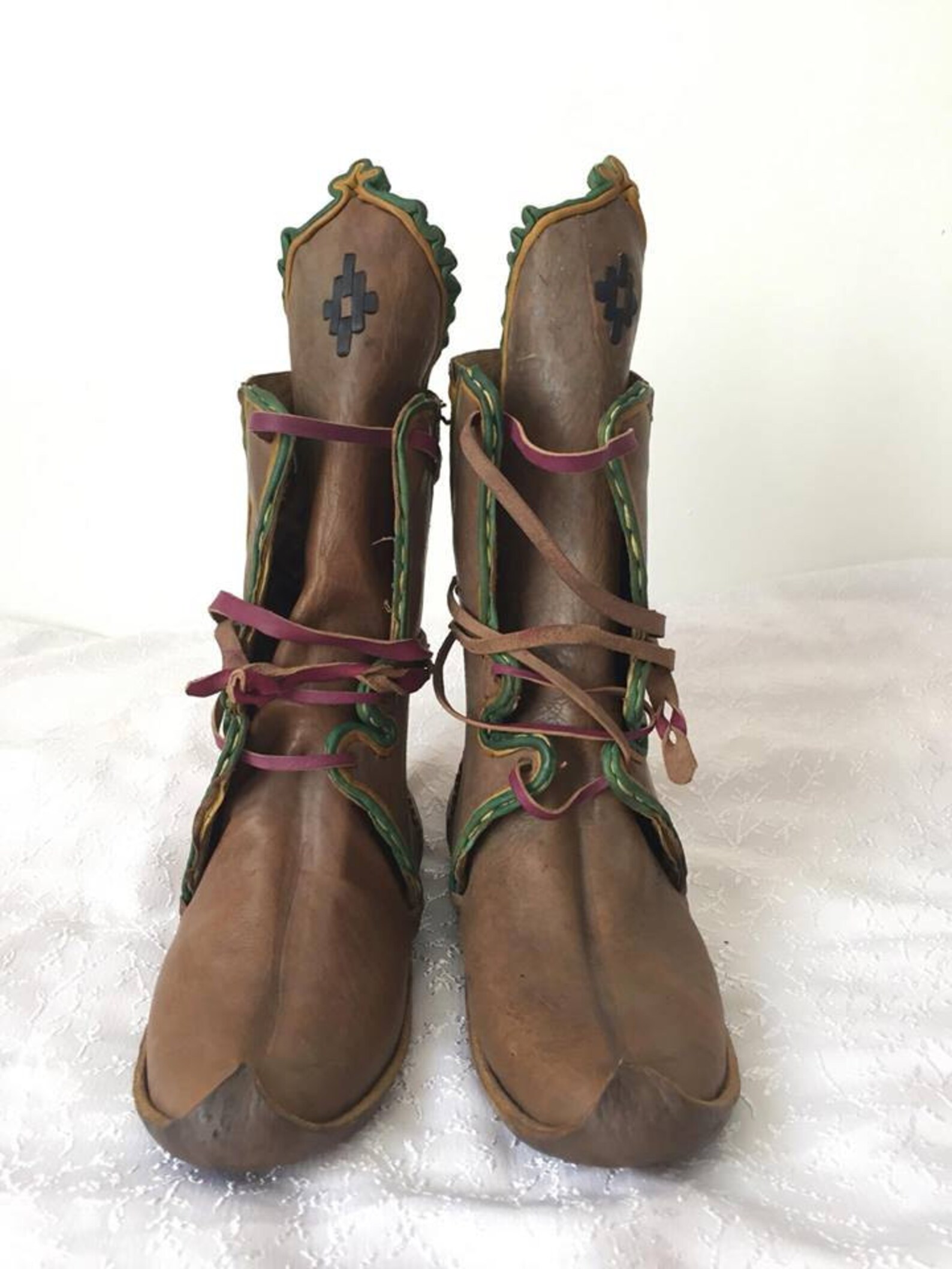 Earthy Bootmedieval Leather Boothandmade Leather | Etsy