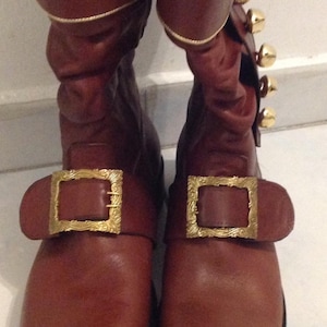 Handmade Santa Claus Boot,nubuck Leather Boot,santa Suit,chrismas ...