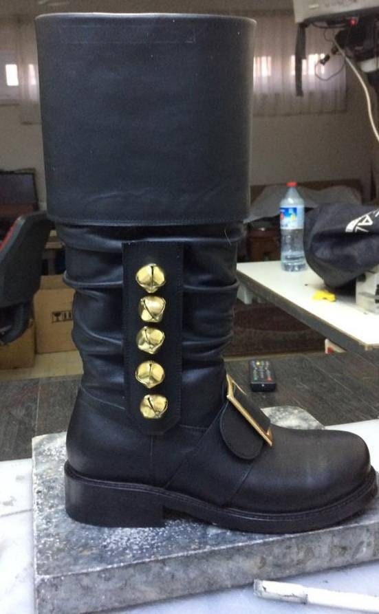 Handmade Santa Claus Bootleather Bootssanta Suitchrismas | Etsy