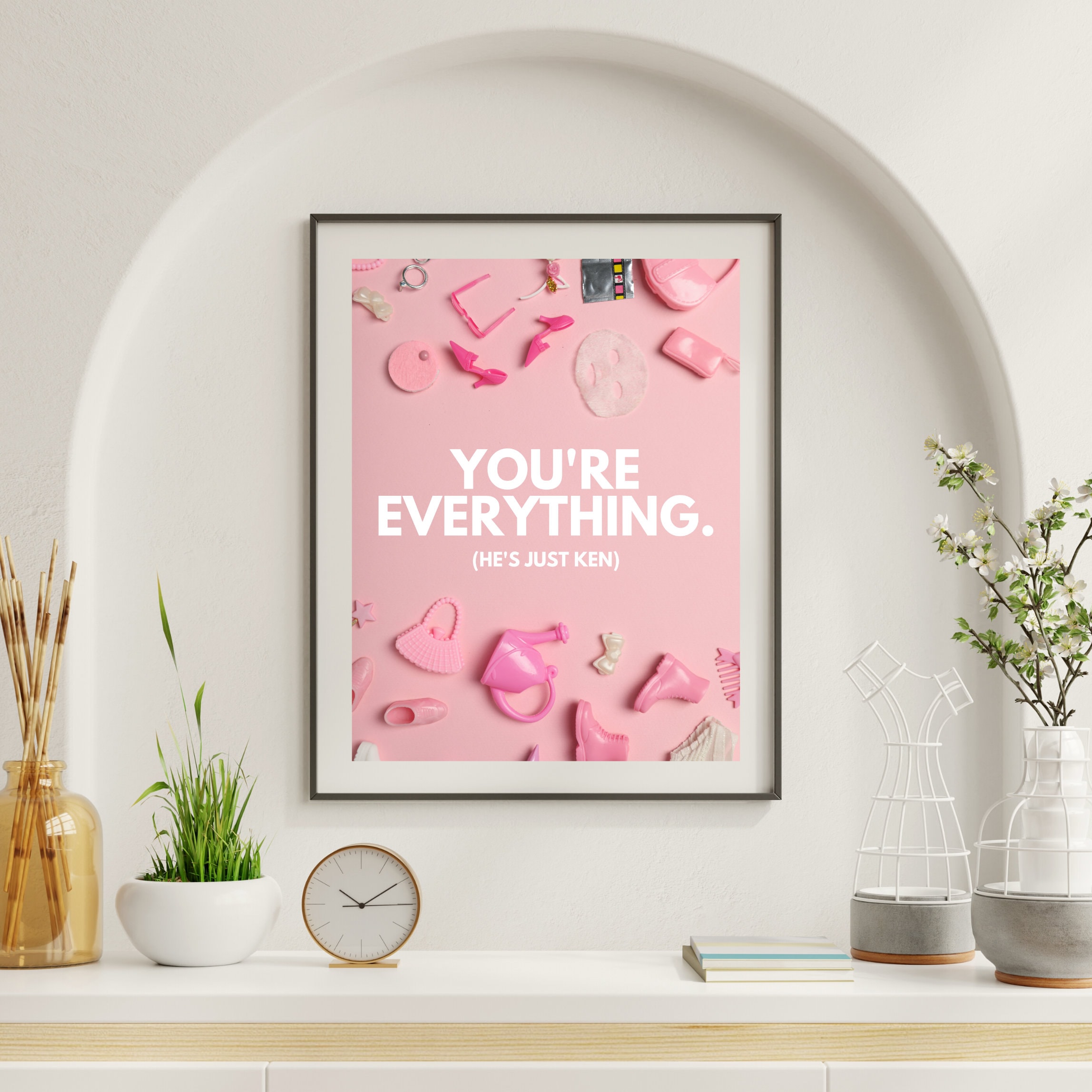 Barbie-Inspired He's Just Ken Poster