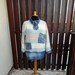 Rework Pastel Sweater, Tunic Denim Jeans, Appliqued Women's Upcycled ...