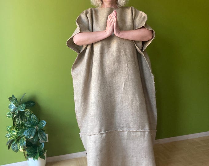 Heavy Sackcloth Prayer Robe – Repurposed From Old Burlap Sacks ...