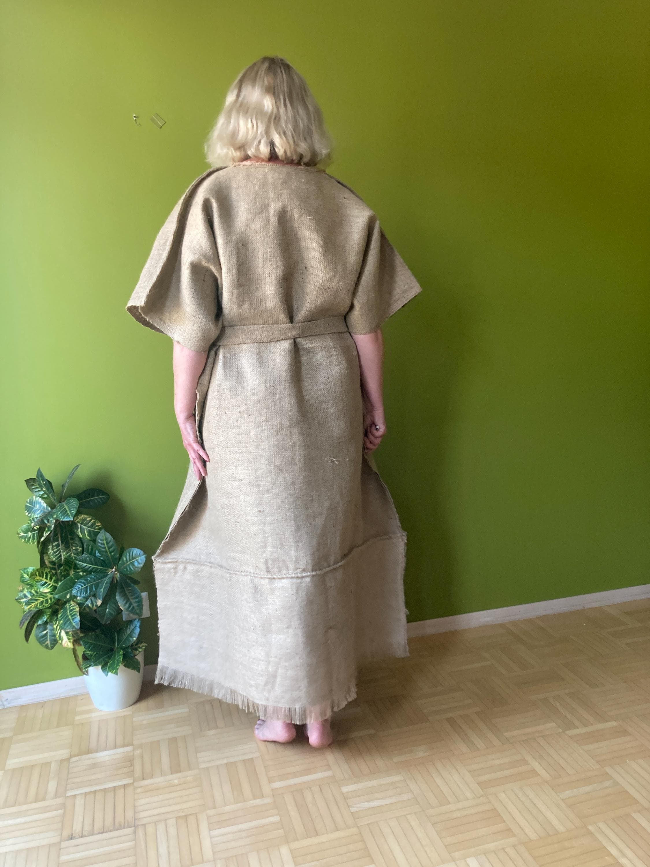 Heavy Sackcloth Prayer Robe – Repurposed From Old Burlap Sacks ...