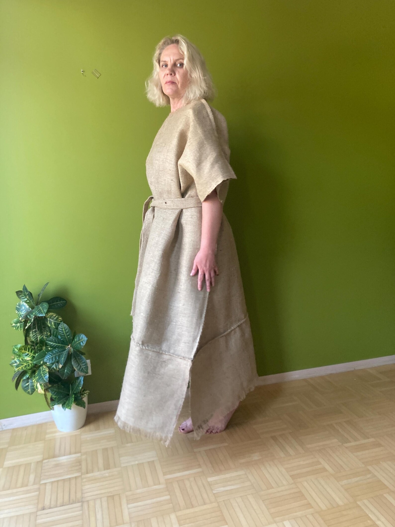Heavy Sackcloth Prayer Robe – Repurposed From Old Burlap Sacks ...