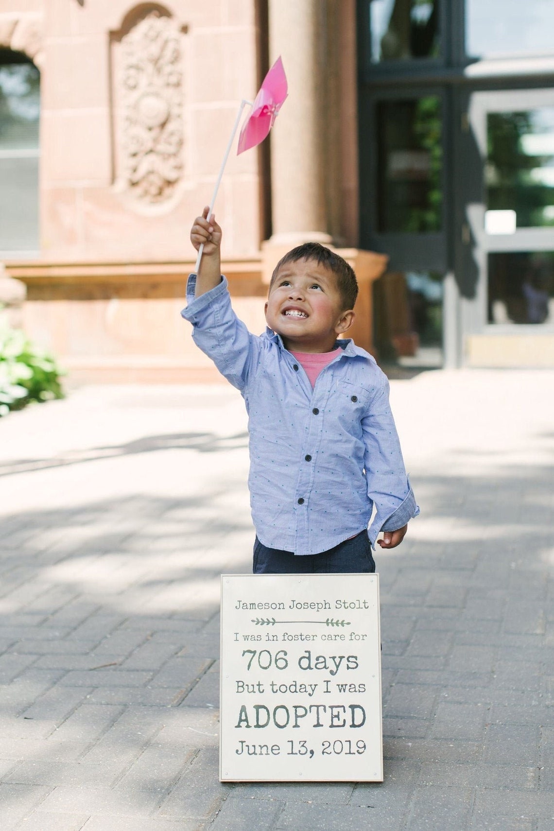 Printable Foster Care Adoption Sign // Days in Foster Care - Etsy