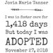 Printable Foster Care Adoption Sign // Days in Foster Care - Etsy