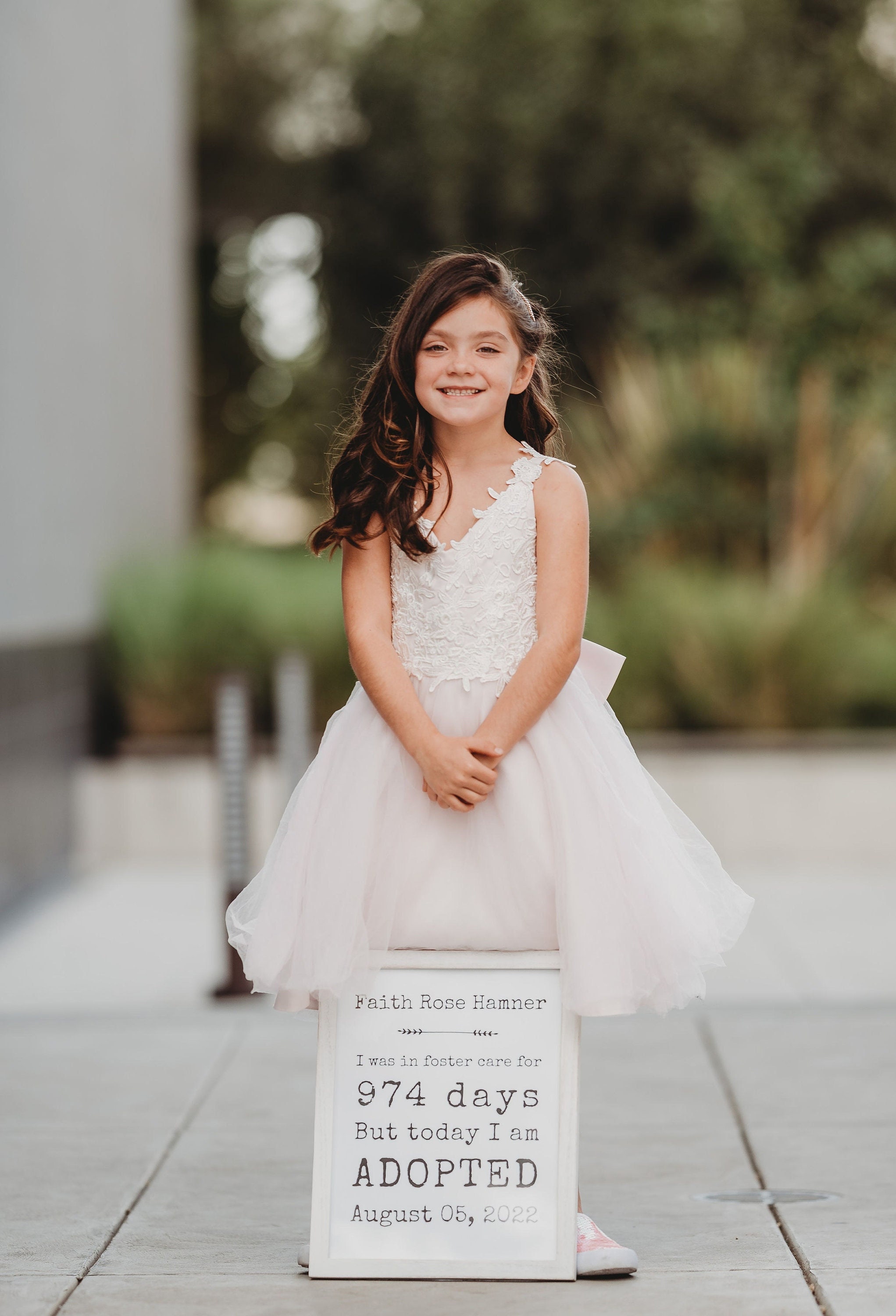 Printable Foster Care Adoption Sign // Days in Foster Care - Etsy