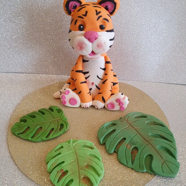 Tiger Cake Topper - Etsy UK